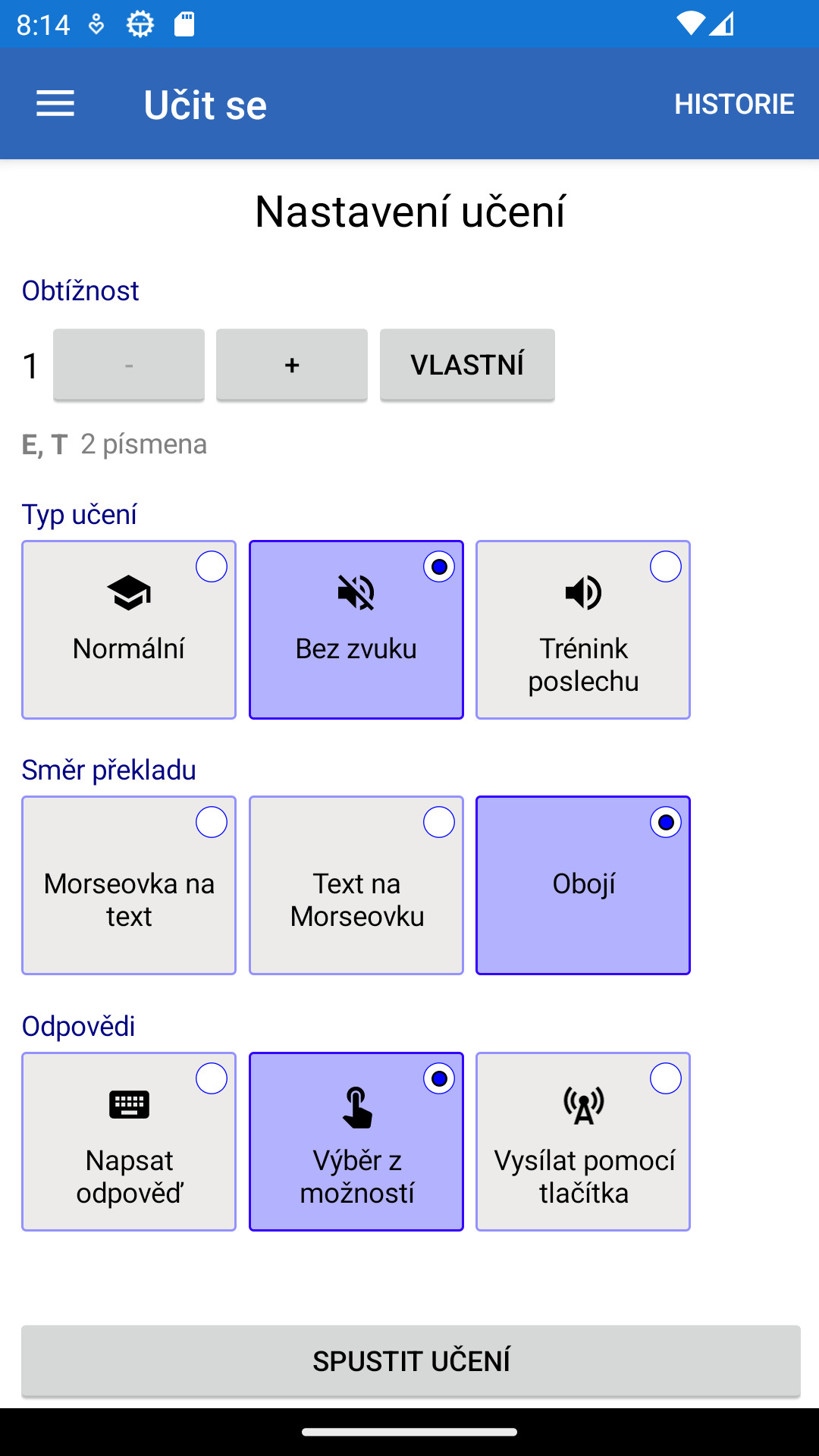 Morseovka pro Android